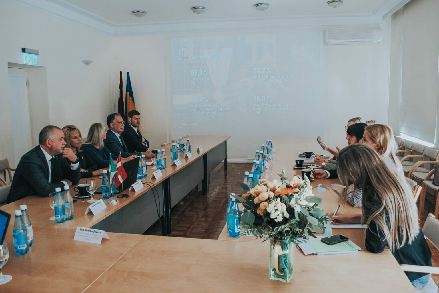 Valmierā viesojās labklājības ministre Evika Siliņa - Valmieras novads