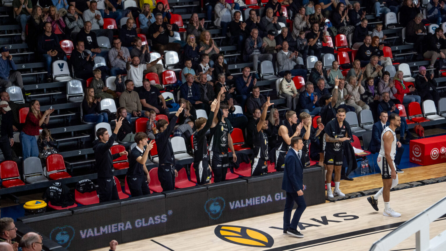 Eiropas Ziemeļu basketbola līgas spēle VALMIERA GLASS VIA – BK Opava ...