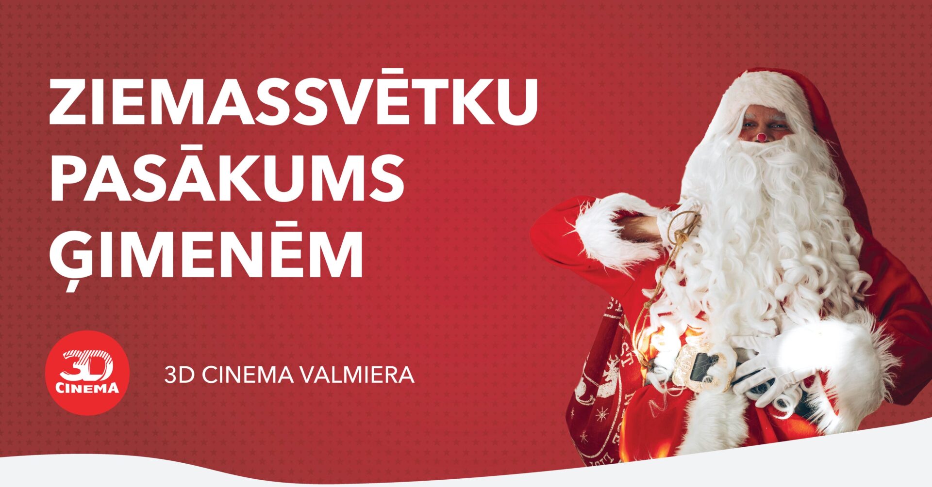 Tikšanās ar Ziemassvētku vecīti kino "Gaisma" - Valmieras novads